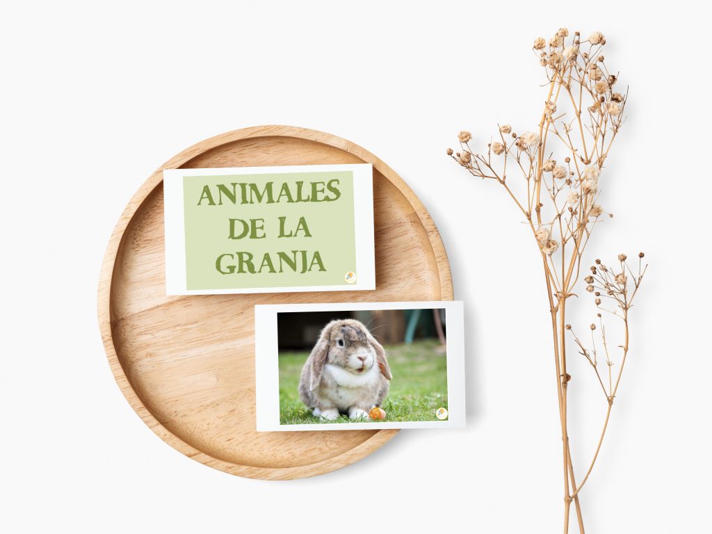 Tarjetas-Animales de la granja - Aula Mininautas